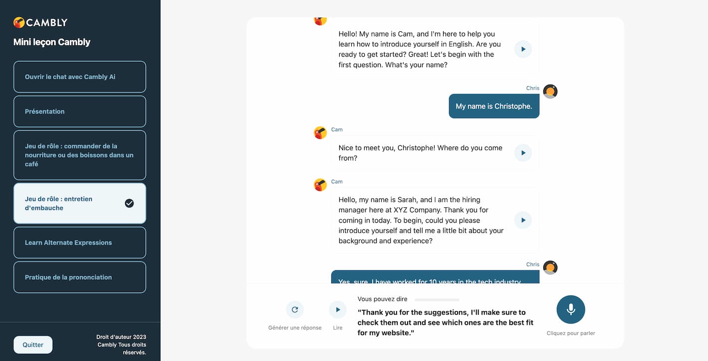 Cambly avis : le meilleur cours en ligne pour l'anglais